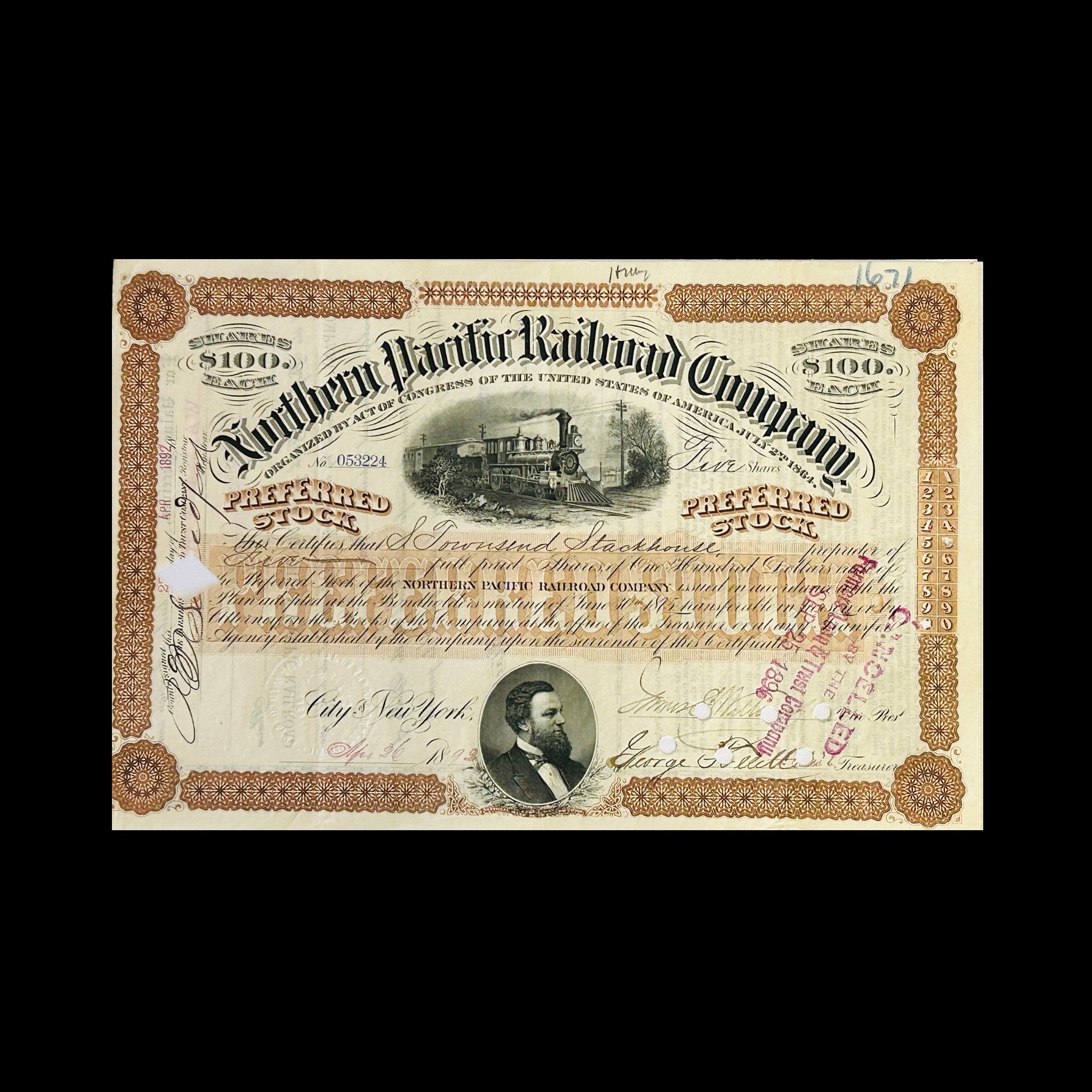 All Railroad Stock Certificates – tagged "Railroad Stock Certificate ...